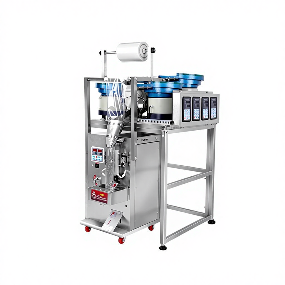 Automatic Pneumatic Hardware Screw Counting Packing Machine Plastic ...