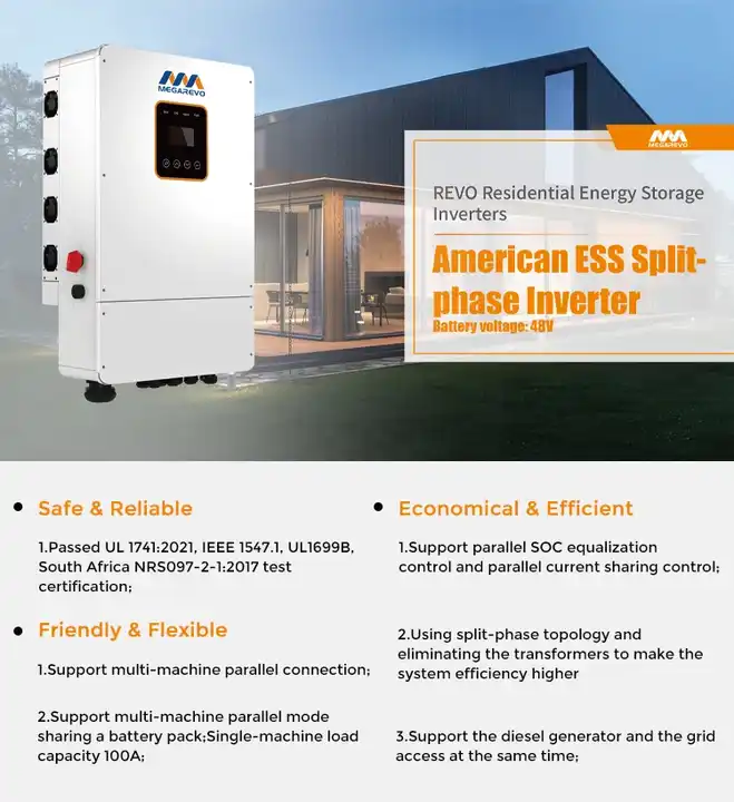 Megarevo Hybrid Inverter 48V 8KW 10KW - Solar Power Split Phase