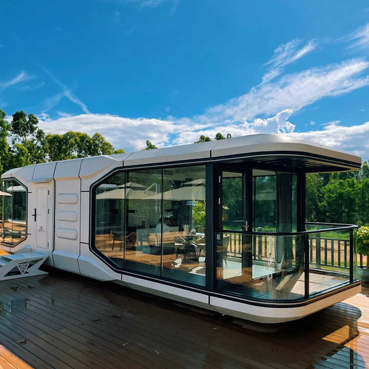 Luxury Container Hotel - Modern Prefab Camping Cabins
