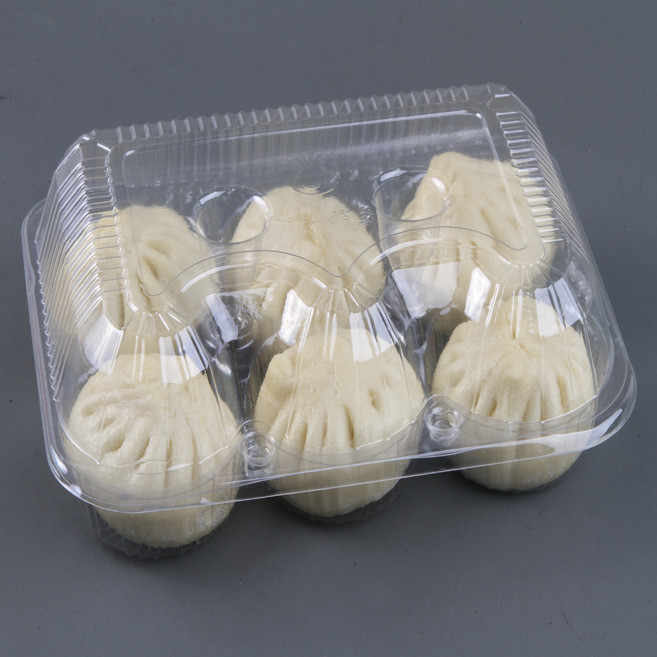 Steamed Stuffed Bun Cup Plastic Containers - Disposable