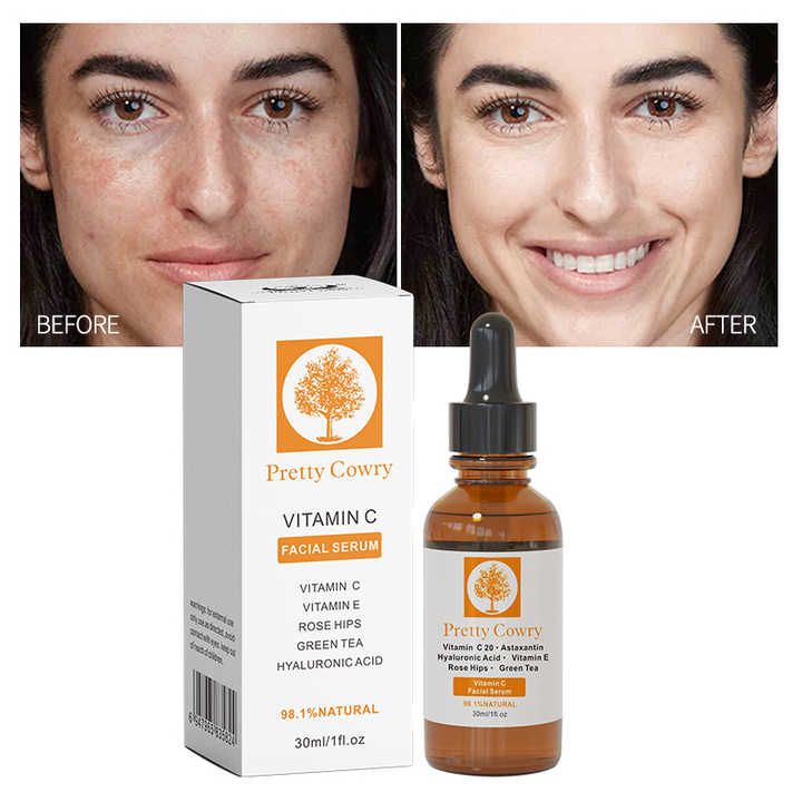 Pretty Cowry Face Serum - Brightening, Anti-Aging Moisturizer