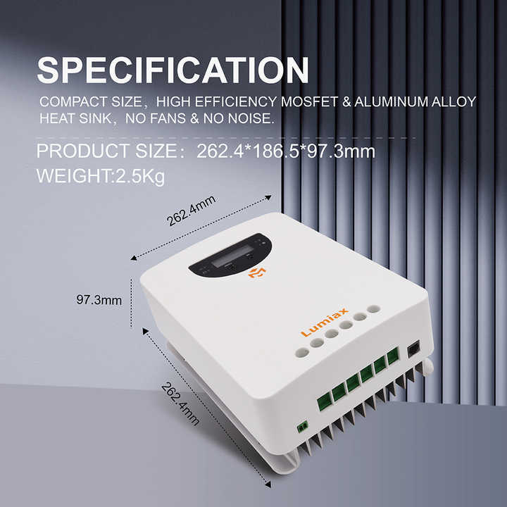 High-Efficiency 12V 24V 60A Mppt Solar Battery Charge Controller ...