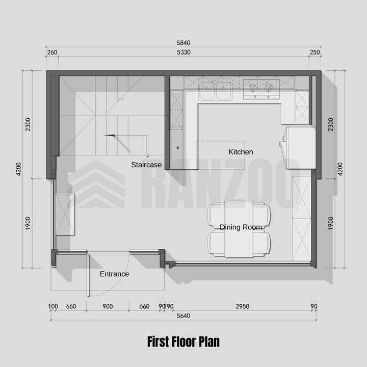 Fully Assembled Two-Story Steel Structure Motel Commercial Prefab House ...