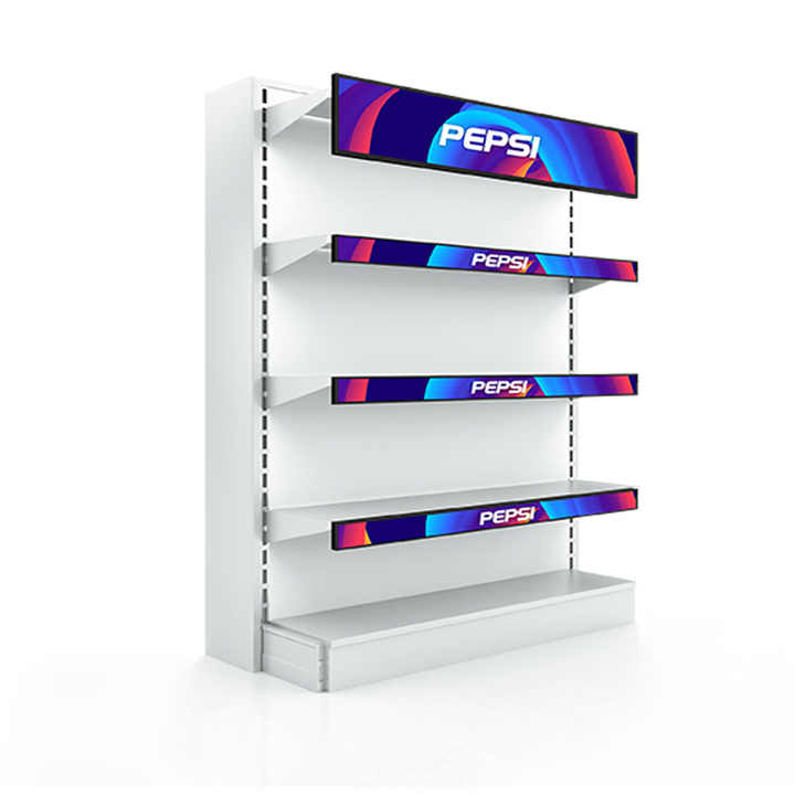 Shelf LCD Display - Stretched Bar LCD for Market Ads