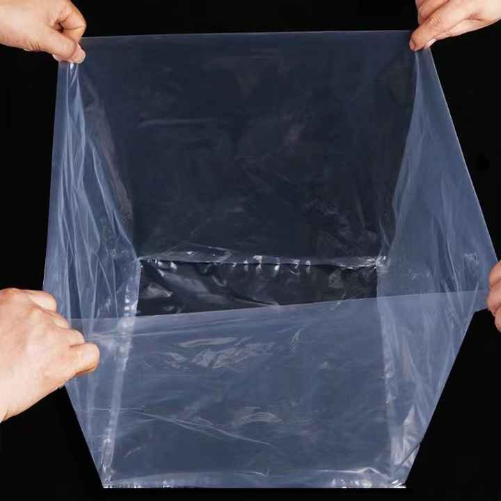 Extra Large Heavy-Duty PE Square Bottom Bags - Clear Moisture Proof ...