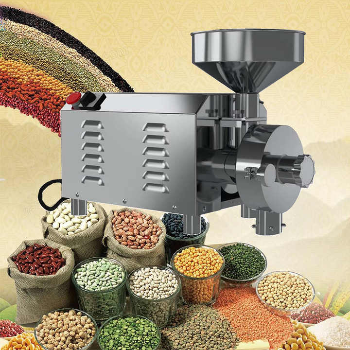 HR1500 Mini Flour Mill Machine - Stainless Steel Home Flour Milling ...