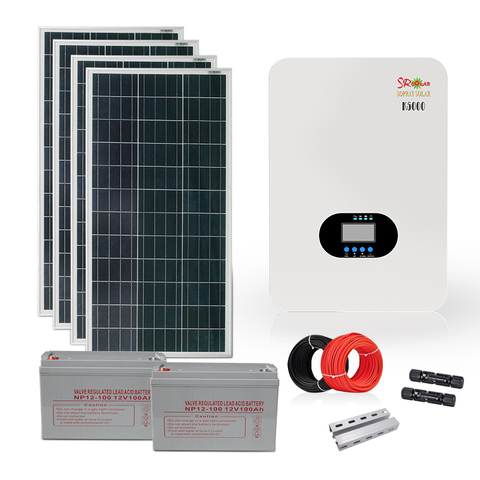 2KW 3KW 5KW 8KW 10KW 12KW Complete Solar Energy System Solar Panel Kit ...
