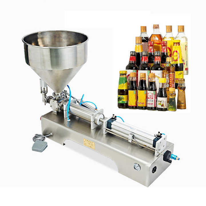 Viscosity Paste Filling Machine Auto Pneumatic Edible Oil Honey ...