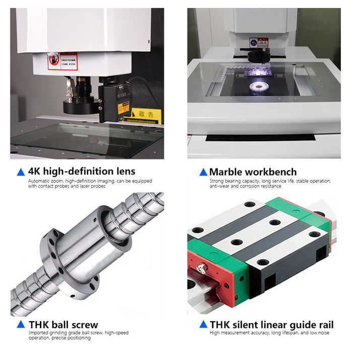 Automatic CNC Optical Video Measurement System Machine Marble/Aviation ...