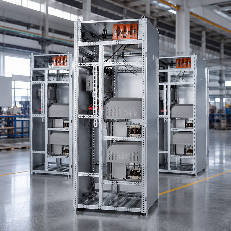 Factory Direct GGJ Capacitor Cabinet Low Voltage Power Factor ...