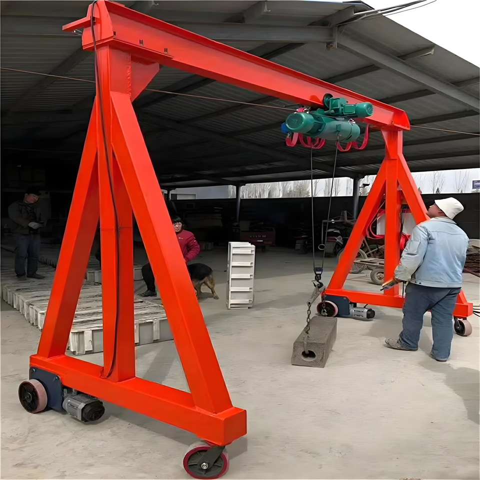 3 Ton 5 Ton Portable Mobile Adjustable Gantry Crane Frame Portable ...