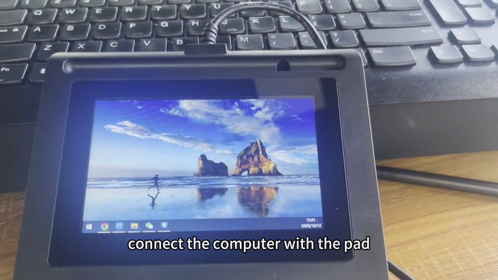 Intelligent 5 Inch Portable Signature Pad 800*480 High Definition ...