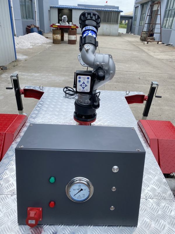 High-Flow Trailer-Mounted Fire Monitor for Large-Scale Firefighting ...