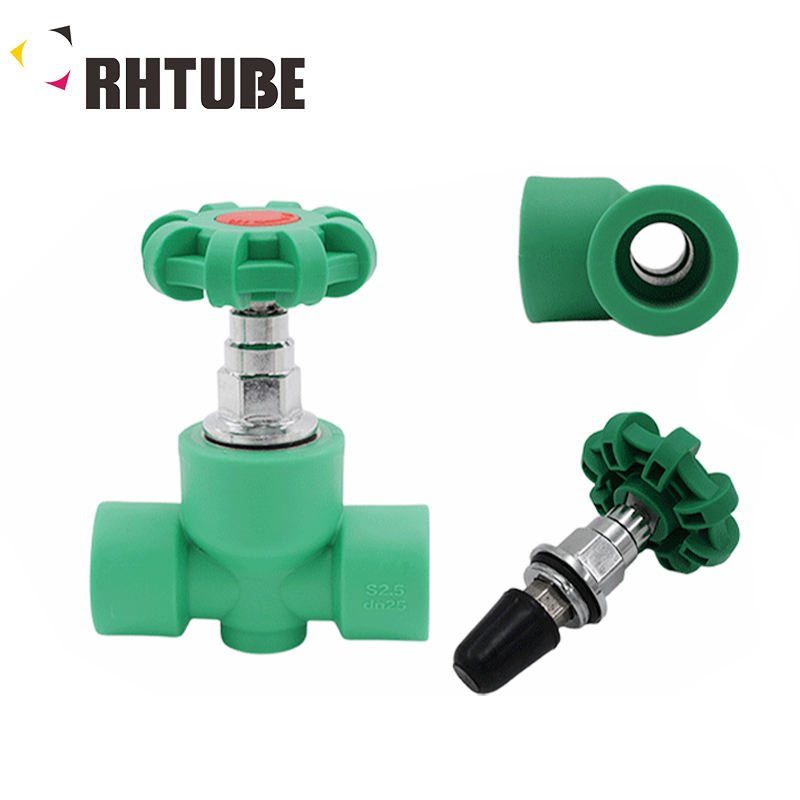 20mm 25mm Ball Gate Valve NPT Thread Weld Bushing Coupling Plastic PPR ...