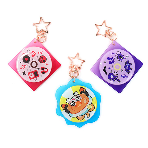 Custom Printed Acrylic Charms - Vograce Hologram Keychain for ...