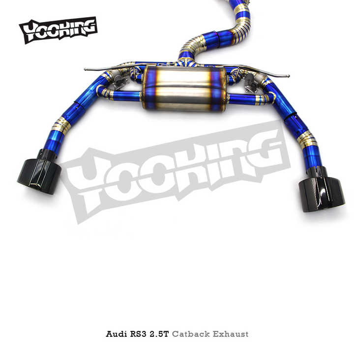 AUTO Catback Exhaust for AUDI RS3 2.5T 2016-2022 Titanium Exhaust Pipe ...