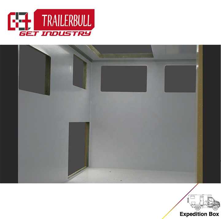 Customized Cab-over Empty Truck Camper Shell for DIY