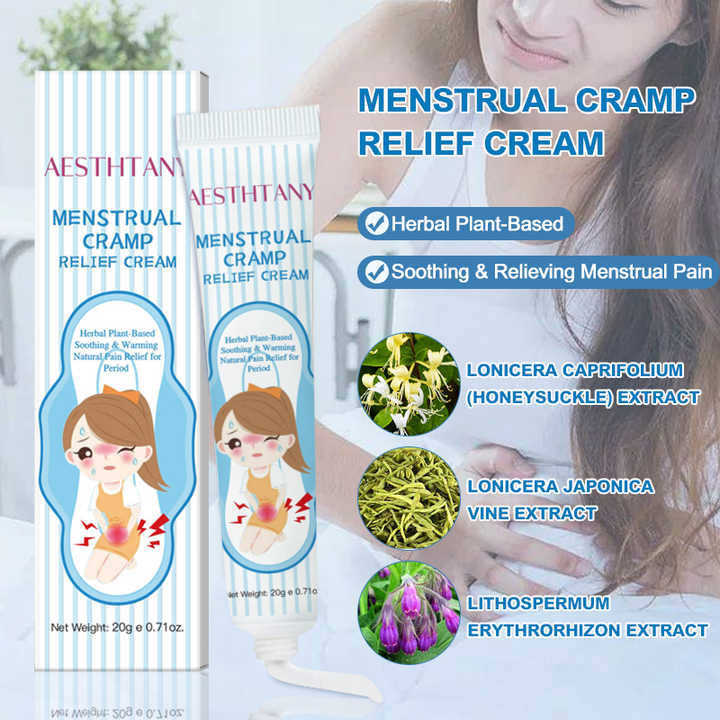 Fast and Effective Safe All Natural Menstrual Cramp Pain Relief Cream ...