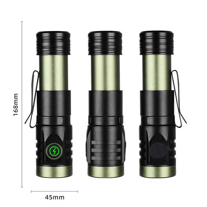 1000lm Rechargeable Flashlight - Perfect for Camping & Emergencies