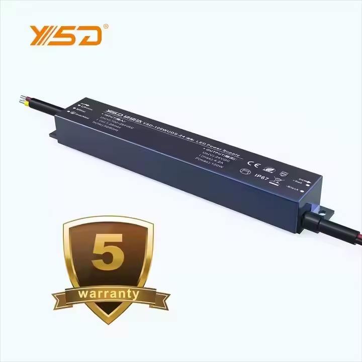 YSD 150W Mini LED Driver Power Supply Slim Narrow Aluminium Waterproof ...