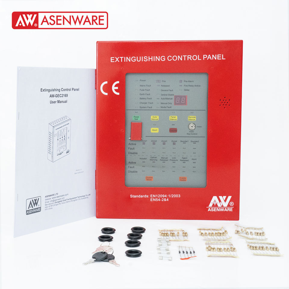 Automatic Gas Extinguishing Control Panel for FM200 CO2 System