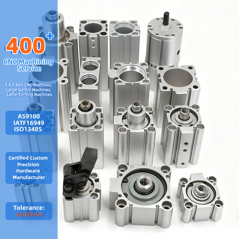 Custom CNC Milling Aluminum Block EDM Wire Cutting Cylinder Hydraulic ...