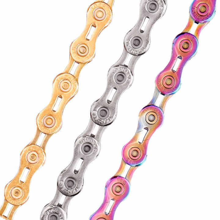 Shop Our Hot Sale Silver Gold Color Bike Chain with 116 Links