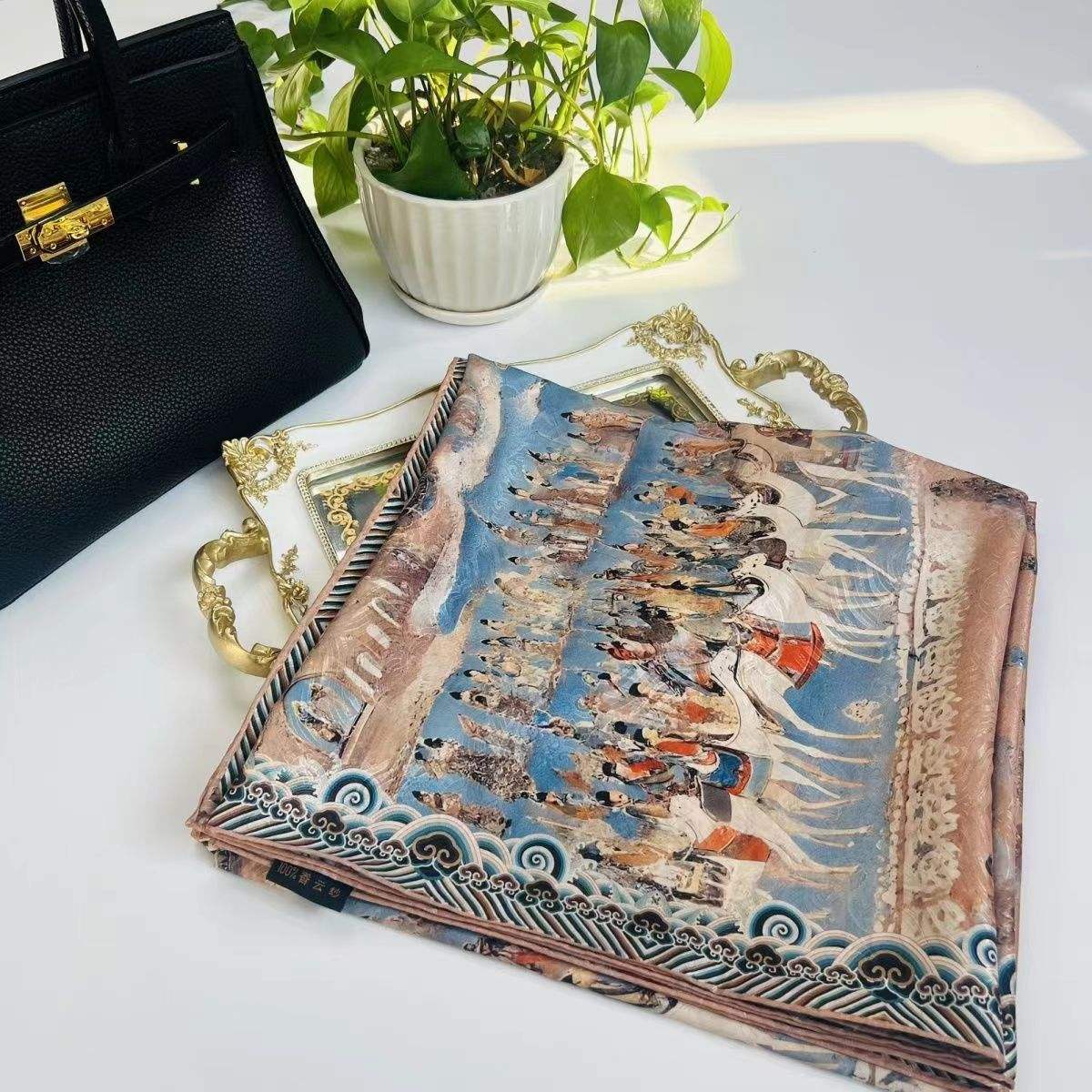 Bergaya Dan Nyaman lukisan terkenal syal - Alibaba.com