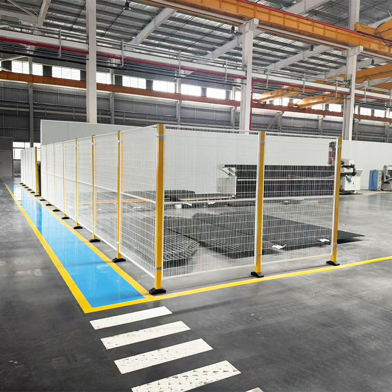 Safety Railing Guardrail for Factory Floor Machine Perimeter Removable ...