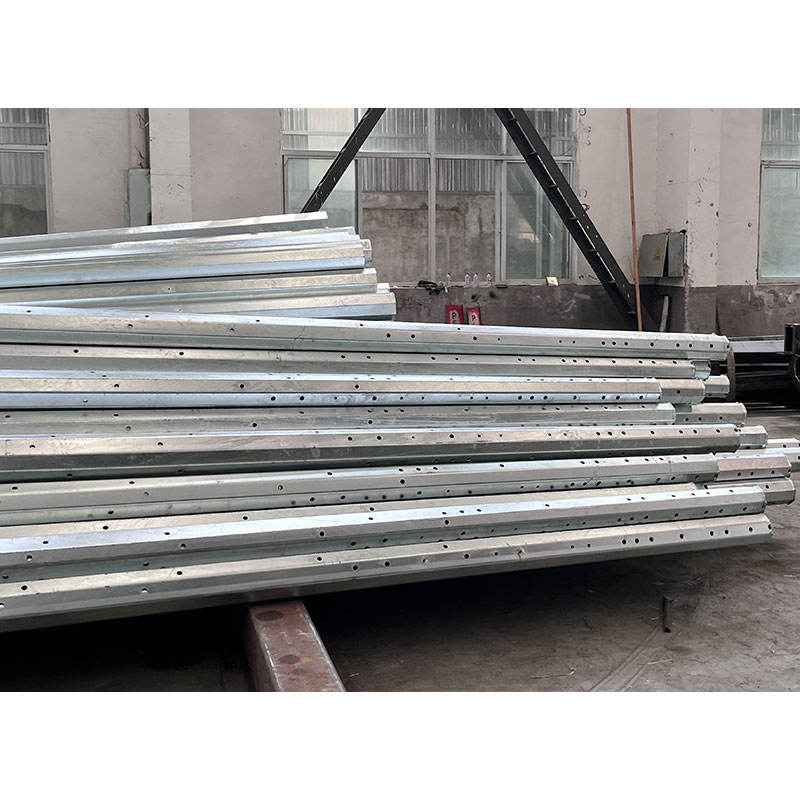 Tiang Baja Ringan - 12 Meter Electric Galvanized Steel Poles