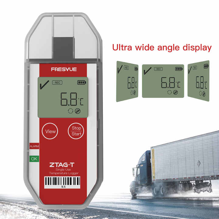 Reefer Cargo Shipping Containers USB ODM Customizable IP65 LCD Display ...