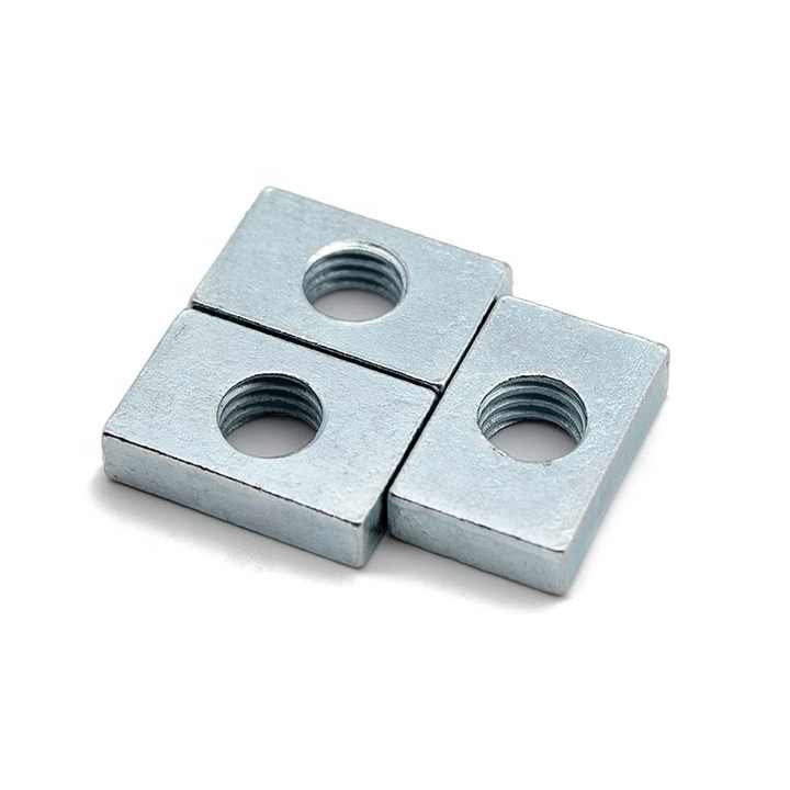 M3 - M10 Steel Galvanized Rectangular Square Nuts