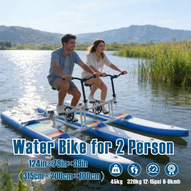 2026 Favorite Foldable Propeller Pedal Water Bike Portable Detachable 2 ...