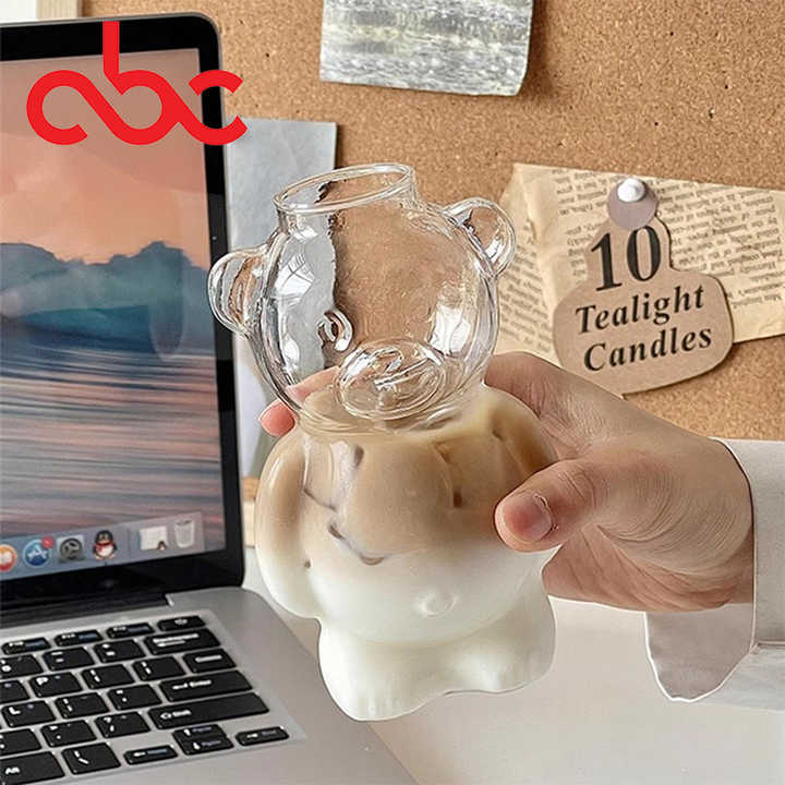 Ins Restaurant Teddy Bear Shape Coffee Cup - Cute & Durable