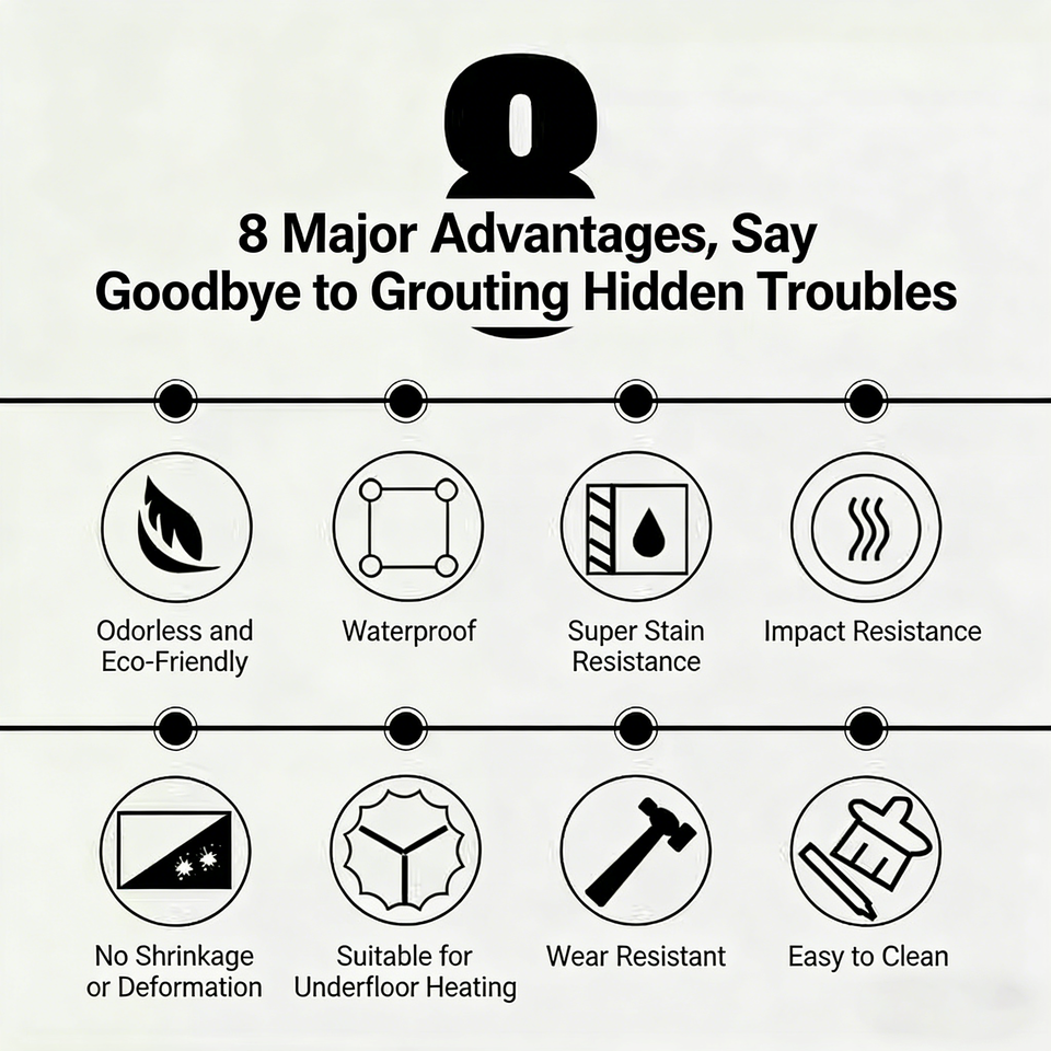 GAOSHIDE Premium Epoxy Grout for Porcelain Tiles Waterproof & Anti-Mold ...