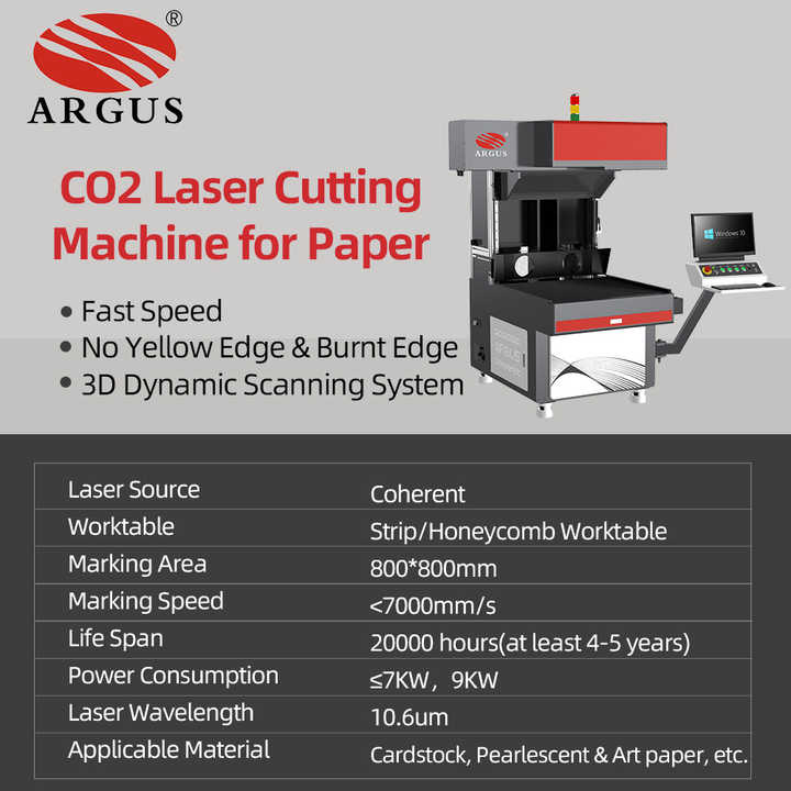 ARGUS Laser 3D Dynamic CO2 Laser Cutting Paper Gifts Machine