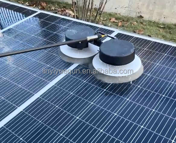 Automatic Solar Powered Telescopic Panel Cleaning Machine with Double ...