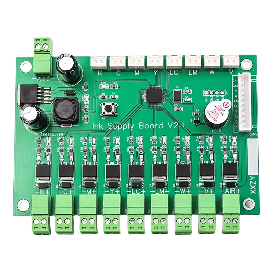 Ink Control Board 8-way Ink Supply UV Flatbed Printer Inkjet Printer ...