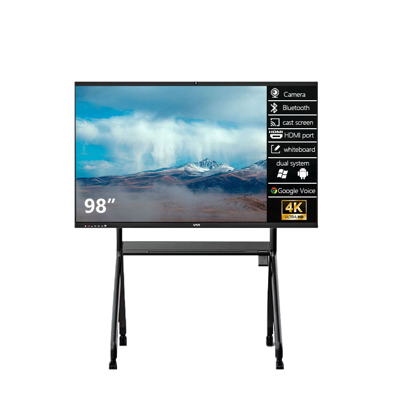 VSTI 65-Inch 4K Interactive Whiteboard with 20-Point Touch Android ...