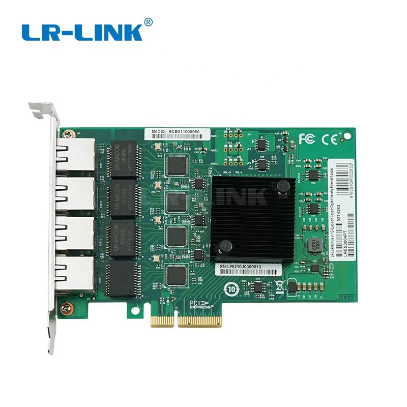 LRES3004PT PCIe x4 4 * RJ45 端口千兆宽温度范围以太网网卡支持 ubiquiti| Alibaba.com