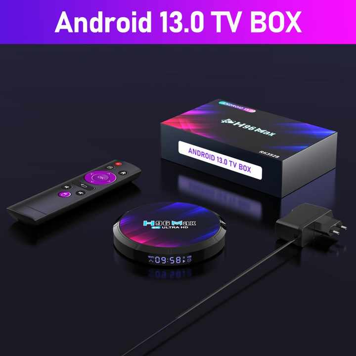 H96 MAX-Caja de TV inteligente 8K, caja de TV inteligente Android Pro ...