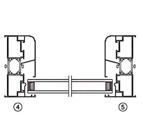 CZH110 Series Integrated Window Screen Set 6000 Series Aluminum Alloy ...