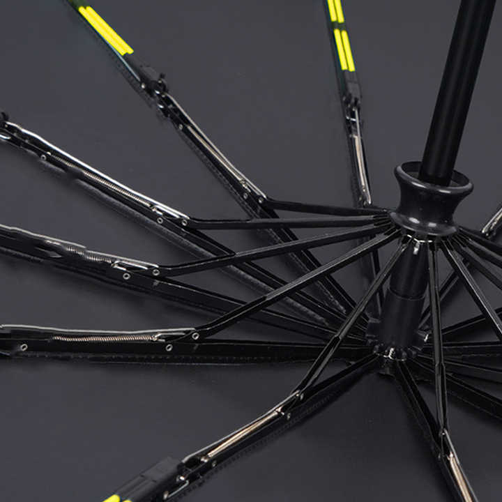 Portable Double Keel Umbrella - Automatic Rain & Sun Protection