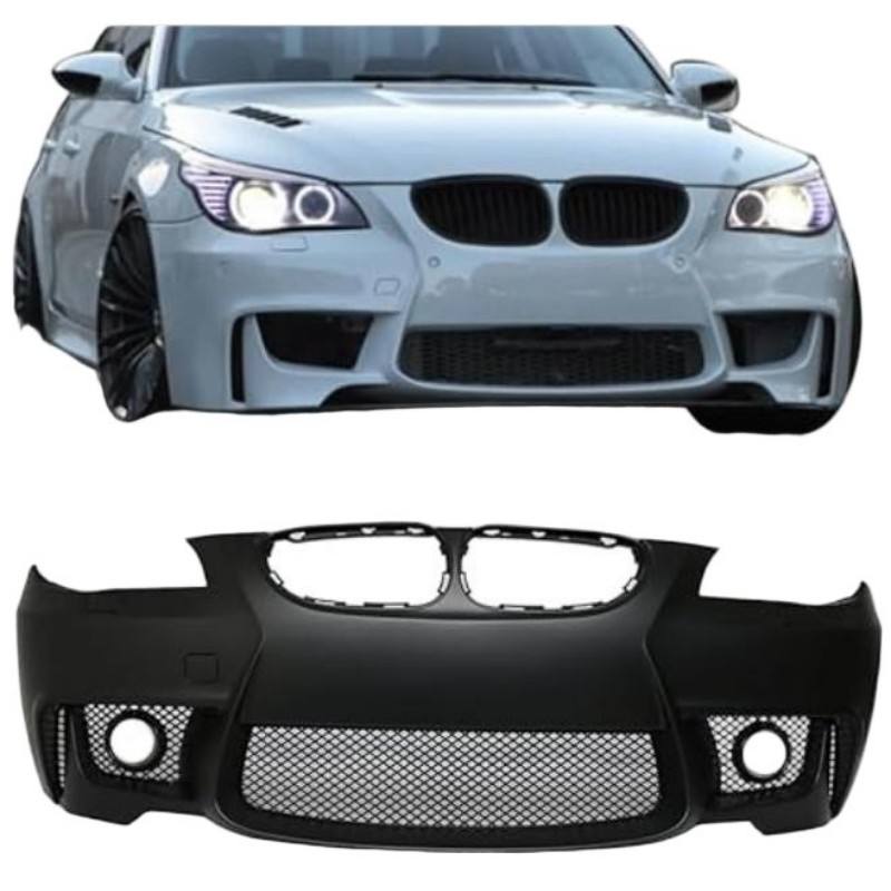 Fit e60 front bumper Carbon Fiber E60 M-tech Car Front Bumper Lip for ...