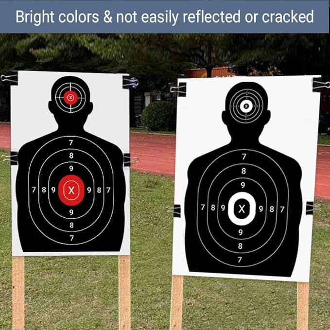 Shooting Targets for Range Bulk Silhouette Shooting Paper Range Targets ...