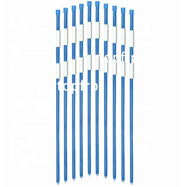 High Strength Fiberglass Snow Marker Poles - Durable & Versatile