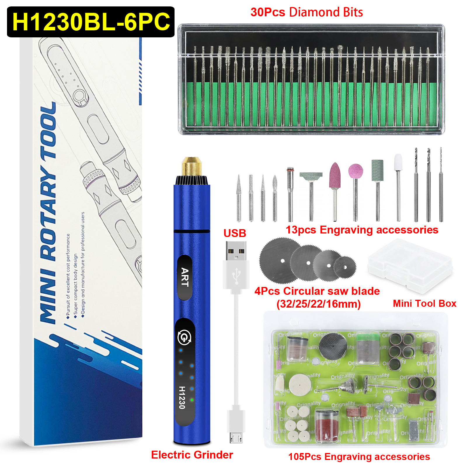 Cordless Rotary Tool 3-Speed and USB Charging Rechargeable Multipurpose ...