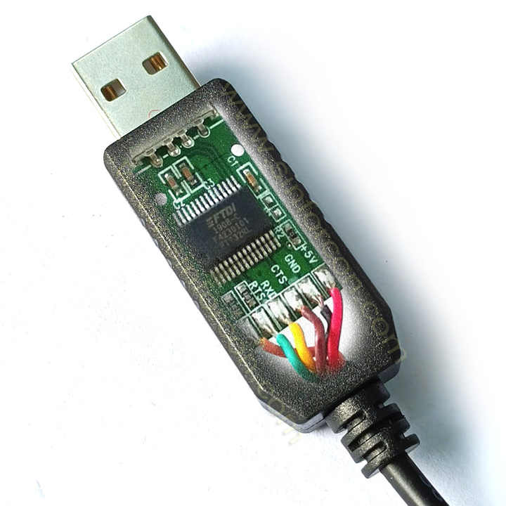 FTDI USB RS232 RJ12 6P for Click PLC Program Cable Click Plus ...