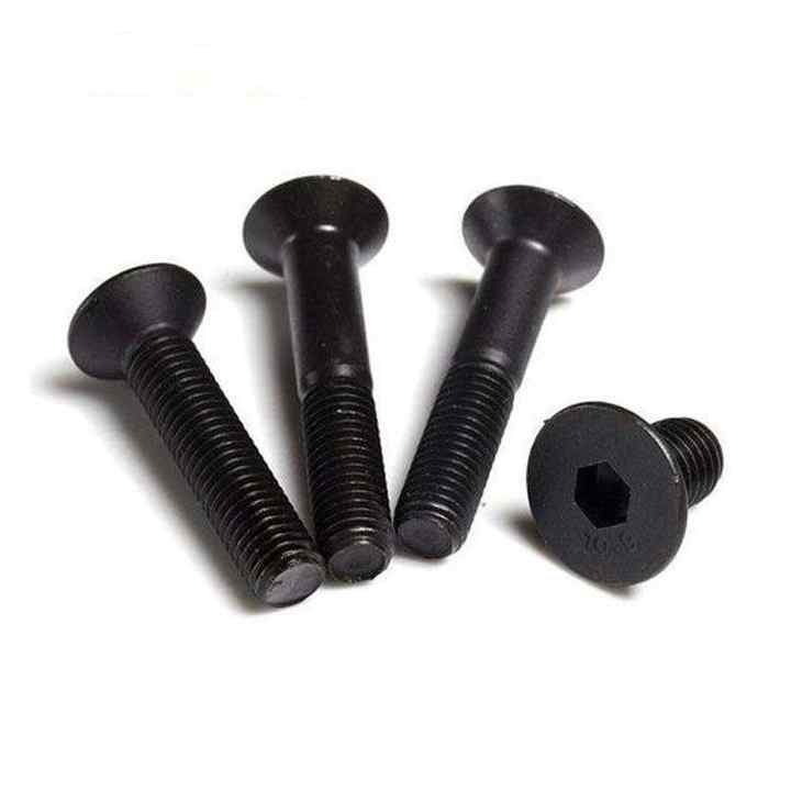 Grade 10.9 Black Hex Countersunk Allen Bolt Flat Head Socket Cap Screws M4 M5 M6 M8 M10 M12 M14 ...