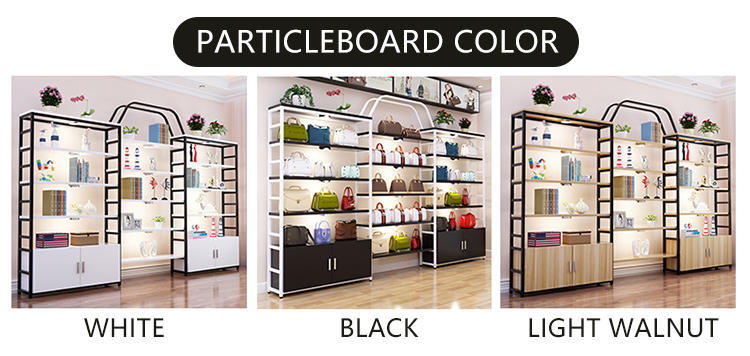 Custom Shopping Mall Wall Display Racks Retail Store Furniture Cosmetic ...